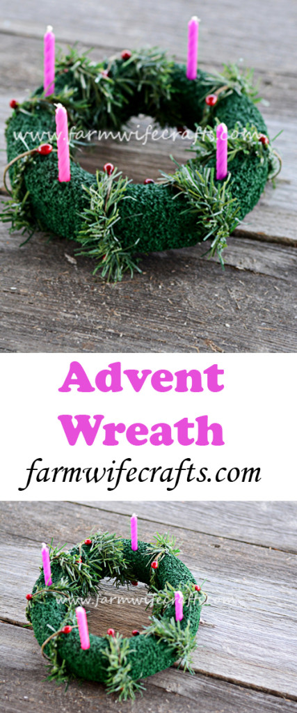 Advent Wreath - The Farmwife Crafts