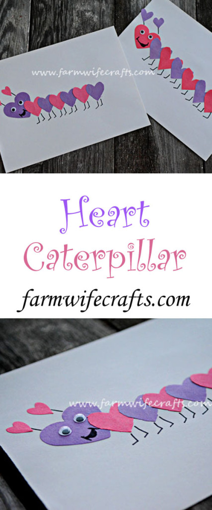 Heart Caterpillars - The Farmwife Crafts