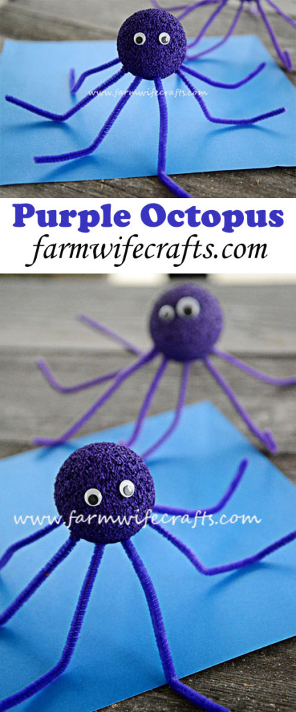 Purple Octopus - The Farmwife Crafts
